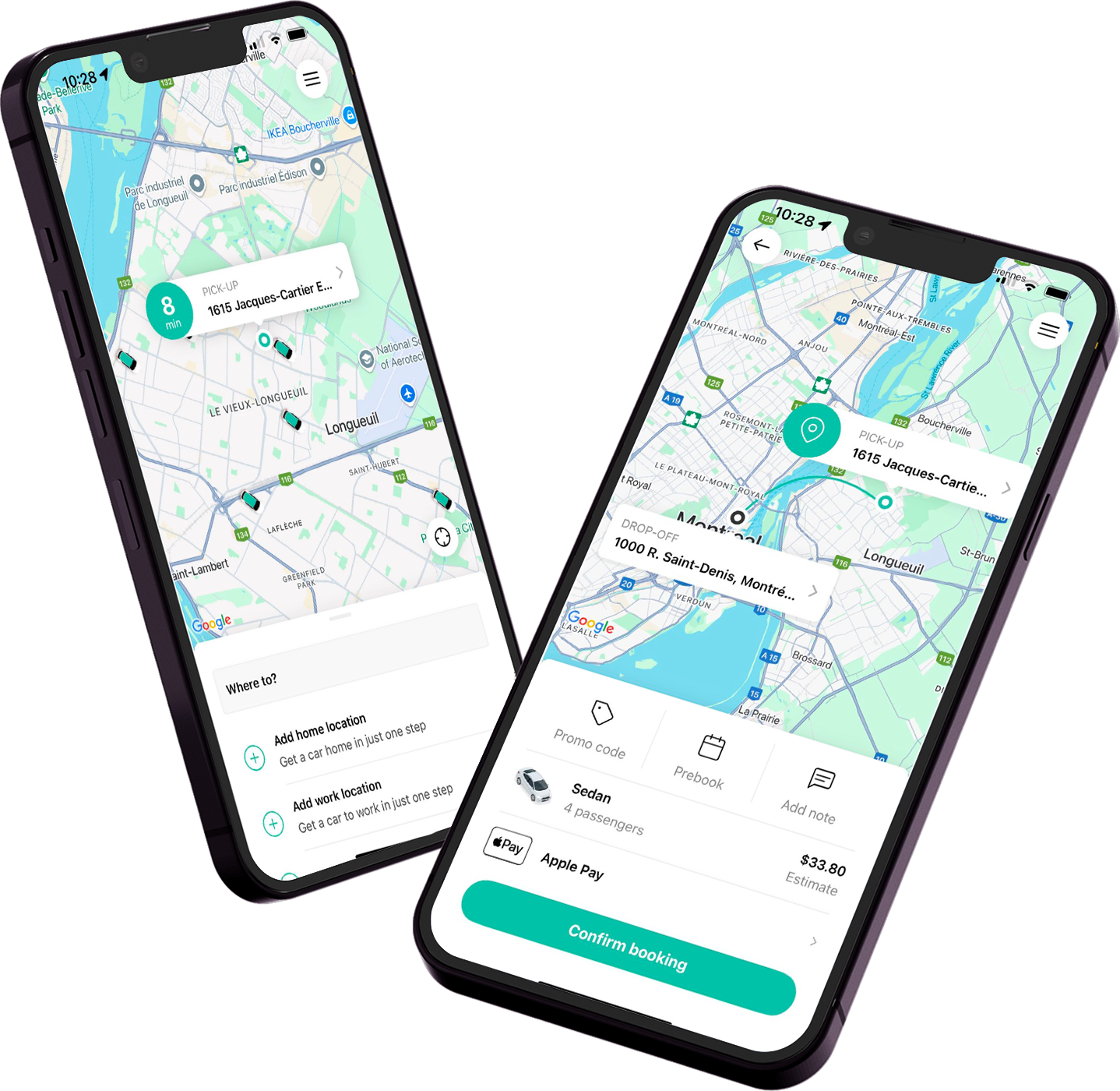 Taxi Live - Taxi Montreal - Service Rapide